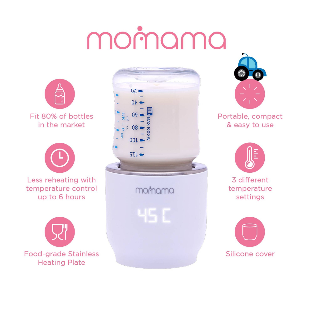Momama Intelligent Baby Portable Bottle Warmer Pink / White / Blue ...
