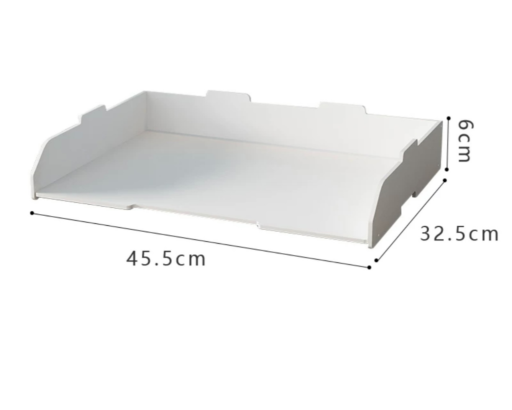 Desktop Rack Office File Holder Stationery Storage A4 Folder Holder Rak ...