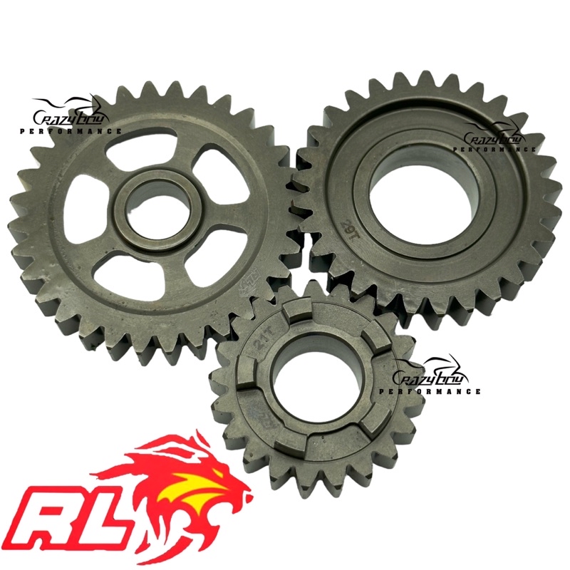 RED LEO 100% ORIGINAL GEAR BOX Y15ZR LC135 4S 1ST-32T/2ND-29T/ ATH-21T ...
