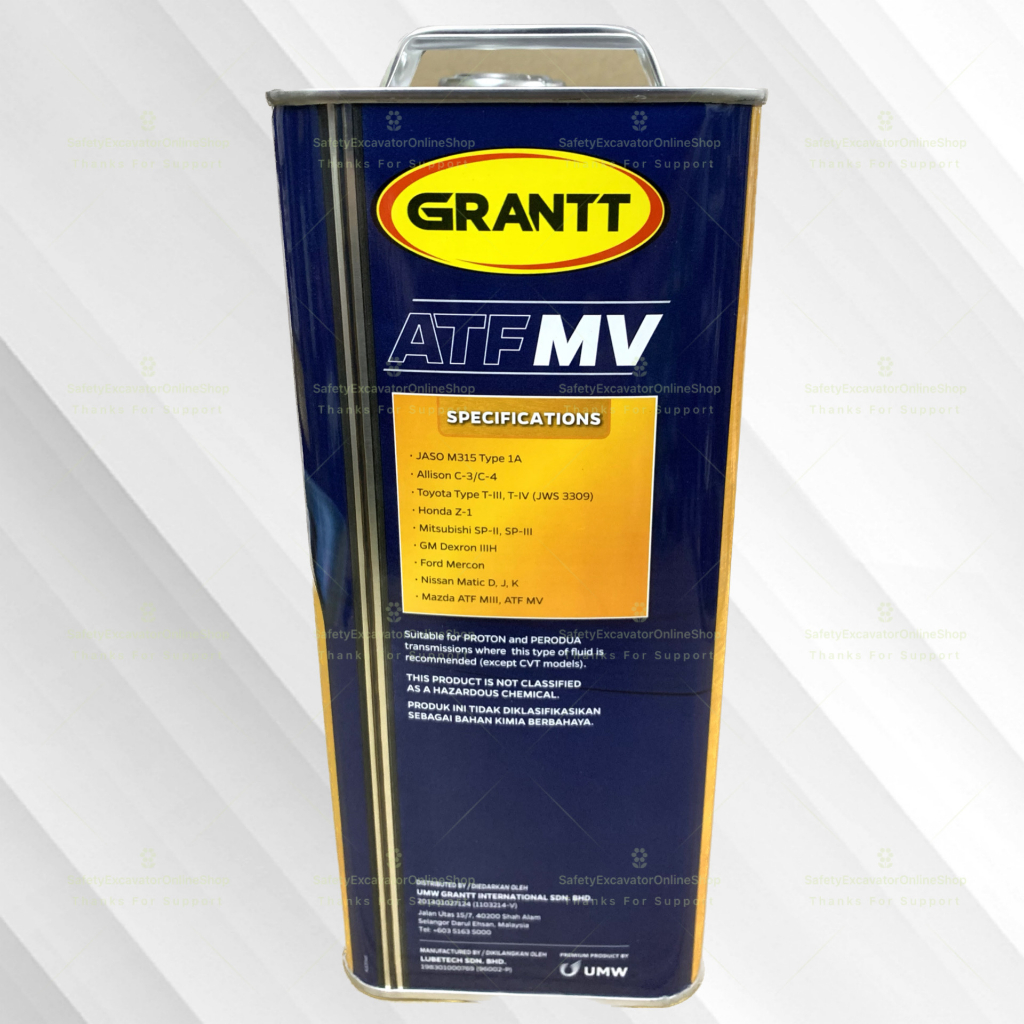 1 LITER GRANTT ATF MV MULTI VEHICLE FULLY SYNTHETIC, 1L AUTO ...