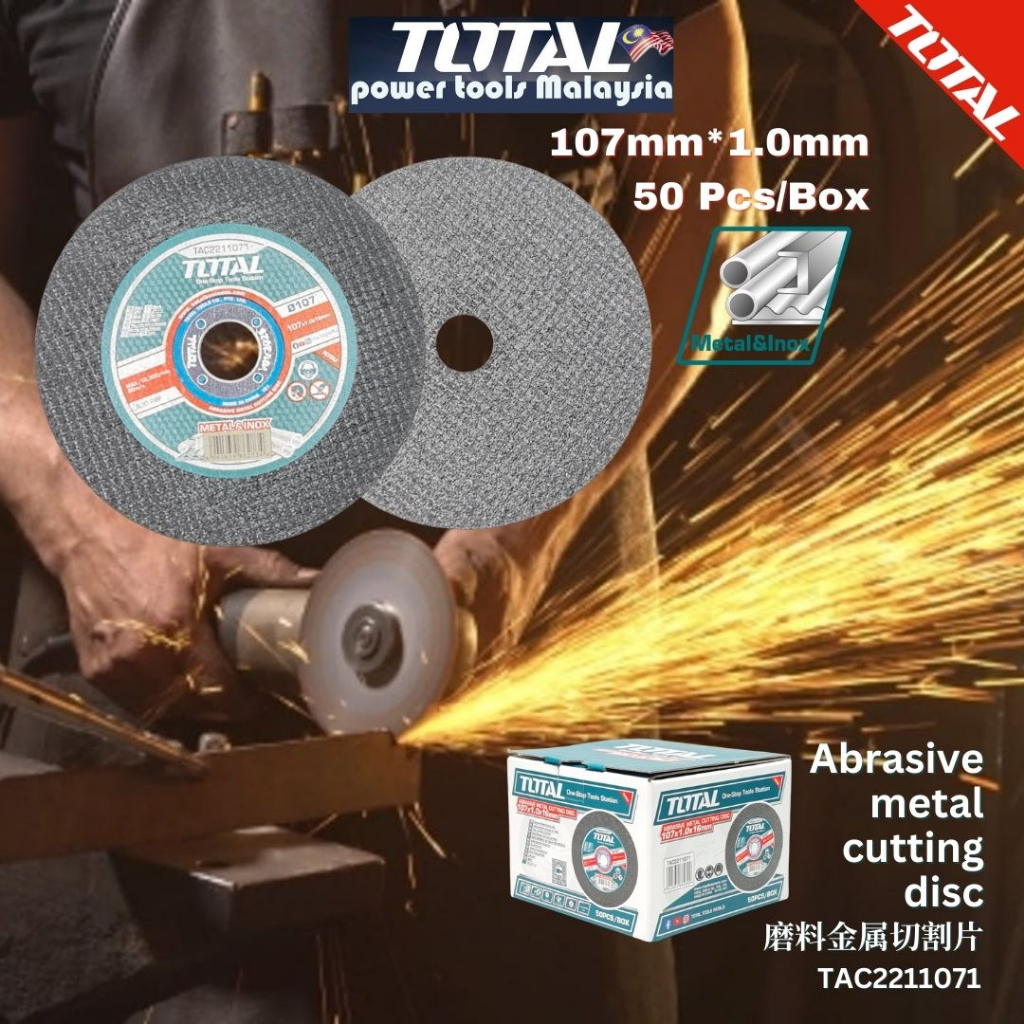 [DIS] - TOTAL 50Pcs/Box Abrasive metal cutting disc ∅107mm * 1.0mm ...