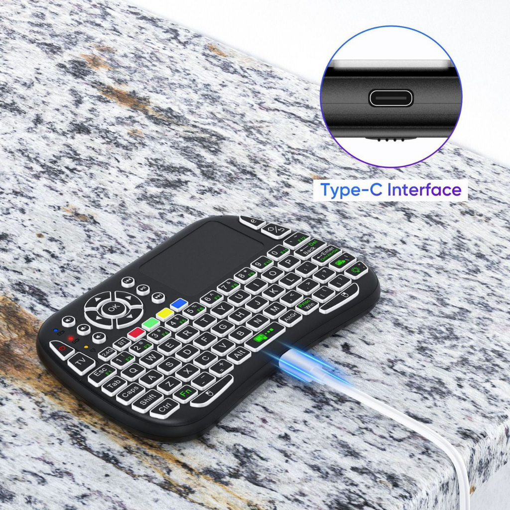 Keyboard i8/M9 Mini Keyboard Mouse 2.4Ghz Wireless Touchpad Keyboard ...