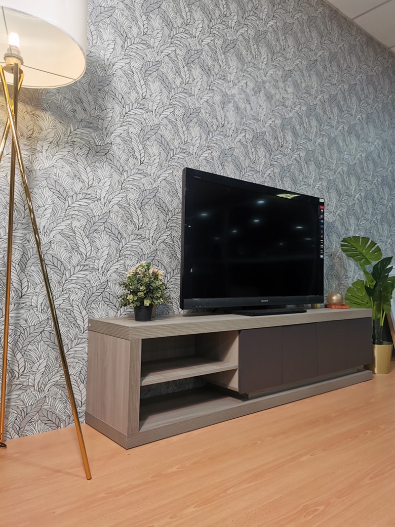 Furniture Art Design 6 Feet TV Cabinet /TV Console/ Media Storage/ Rak ...