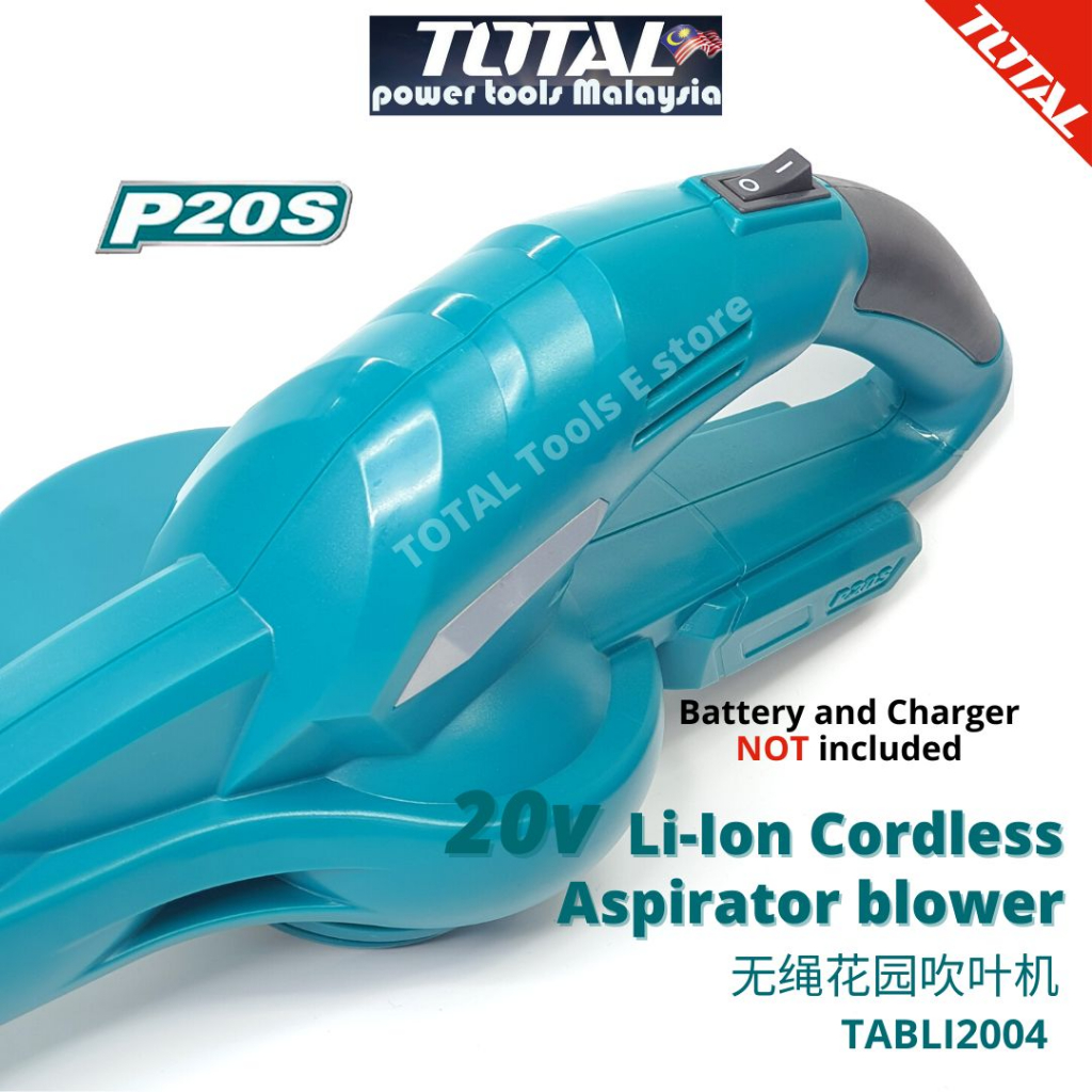TOTAL P20s 20v Series Li-ion Cordless leaf blower , Dust blower, Garden ...
