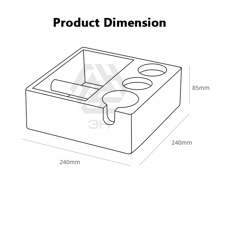3H Coffee Premium Multifunction Coffee Residue Box [Coffee Tamper ...