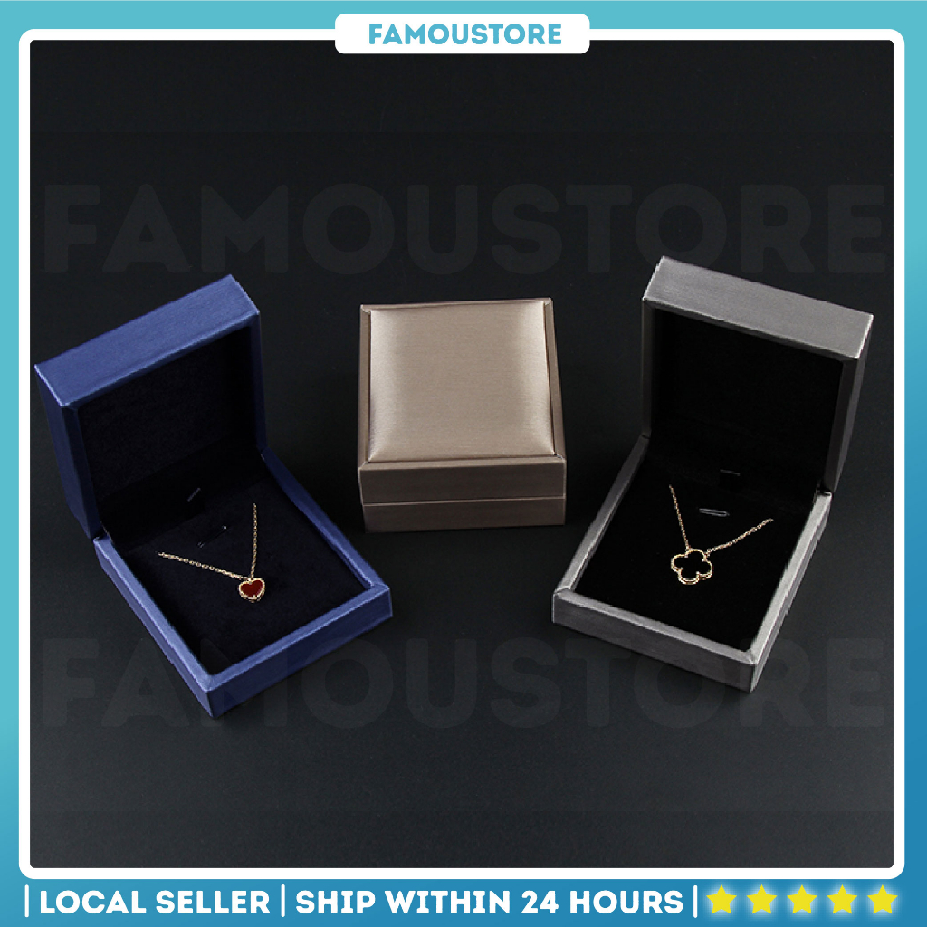 Jewellery box Luxury PU Jewelry Boxes Ring Earring Pendant Bracelet ...