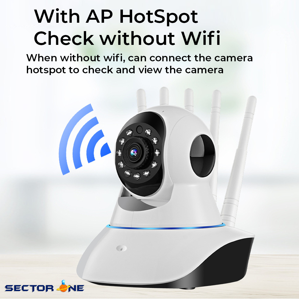 [Ready Stock MY] 5 Antenna WIFI Camera CCTV Hotspot Wireless IP 1080P ...