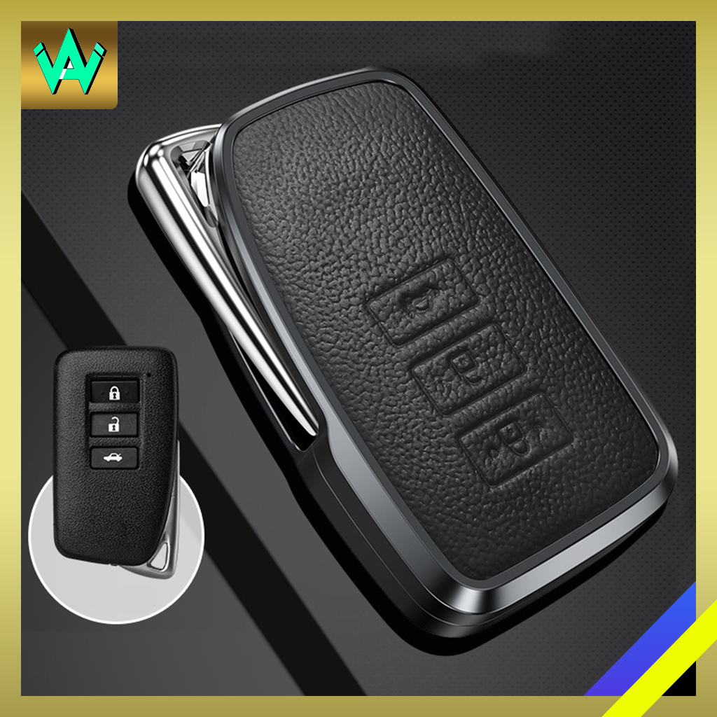 Lexus Key Cover RX300 NX200T ES250 Aluminium Alloy Genuine Leather Cow ...