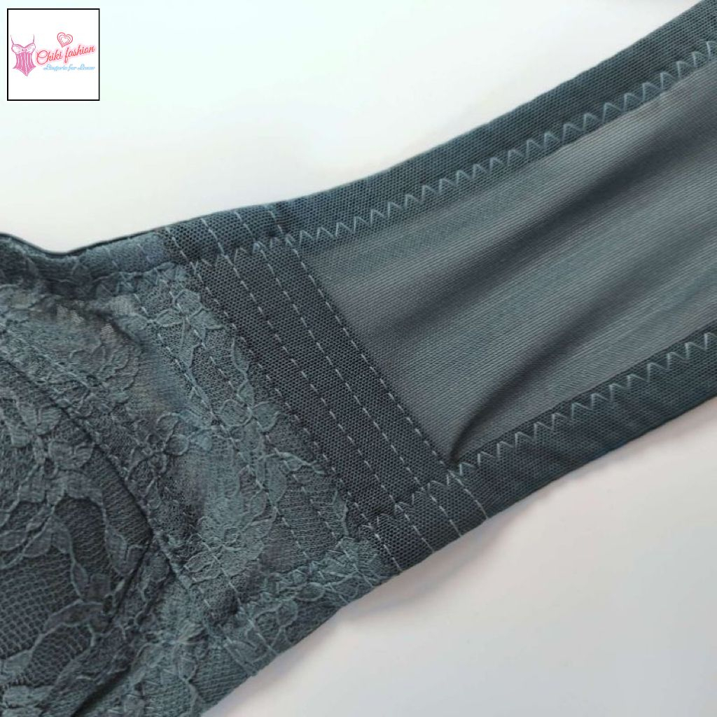 Bra Full Cup Plus Size Bra Women Bra Thin Sponge 34-46CD Baju Dalam ...