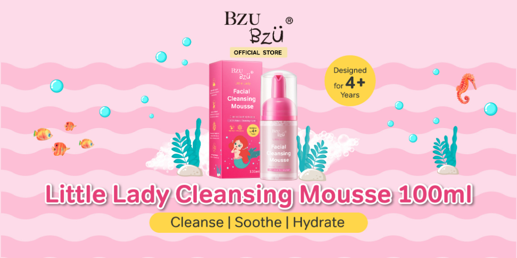 BZU BZU Little Lady Facial Cleansing Mousse (100ml) | Shopee Malaysia