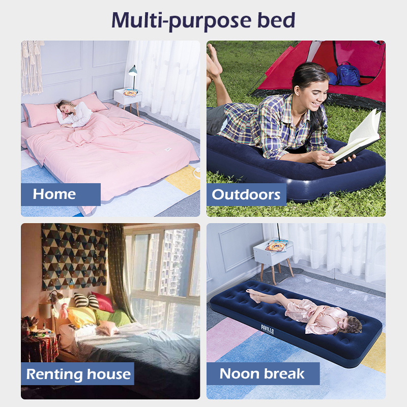 [Free pump] folding Inflatable bed Airbed Mattress tilam angin camping ...