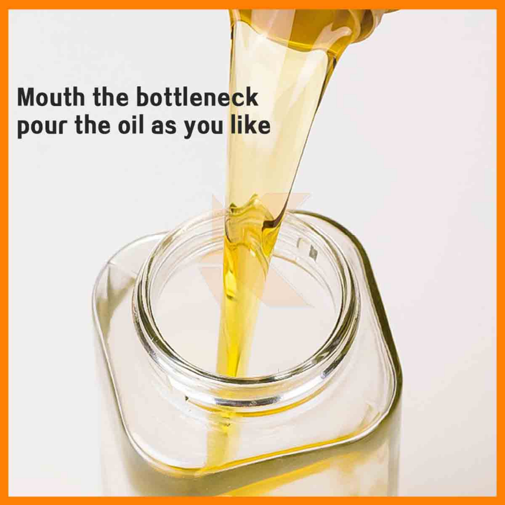 【K-Home】Glass Oil Bottle/ Vinegar Container/ Spice Jar/ Seasoning ...