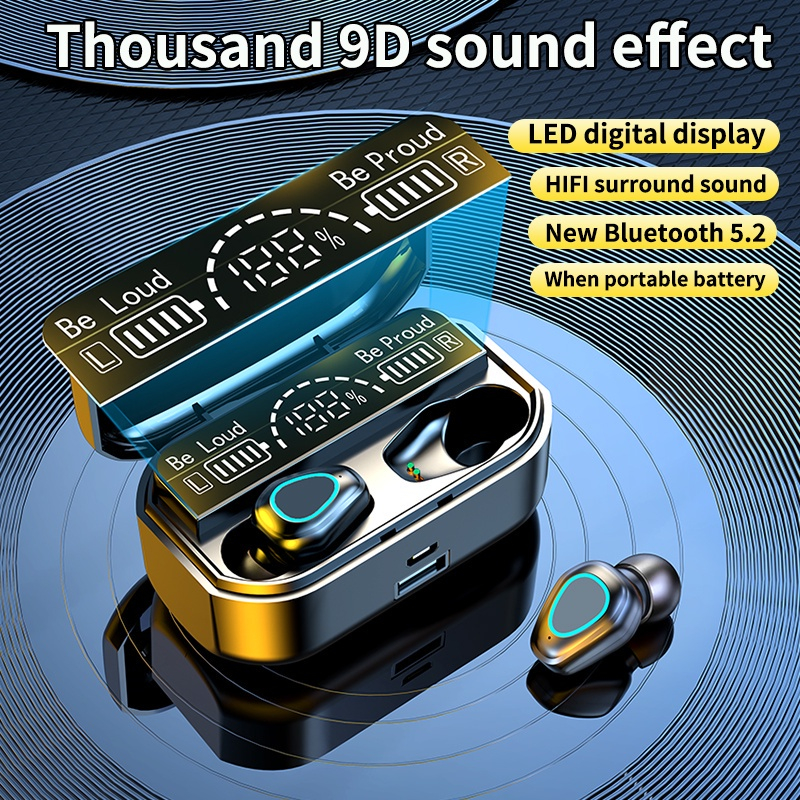 Original F9-5 / G28 TWS 5.0 Bluetooth Earphones Wireless Earbuds Touch ...