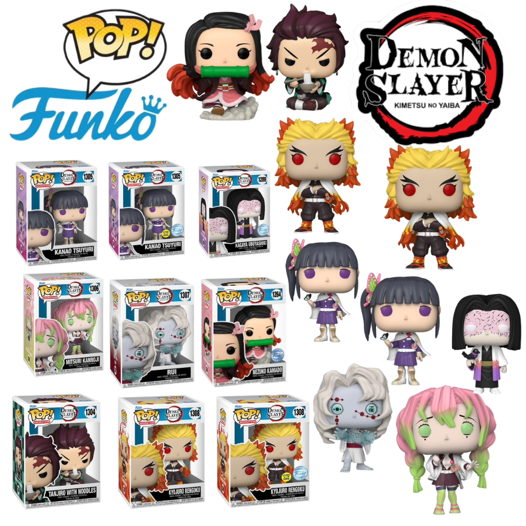 Funko Pop Vinyl Animation Demon Slayer 1411 1407 867 1305 1307 1533 ...