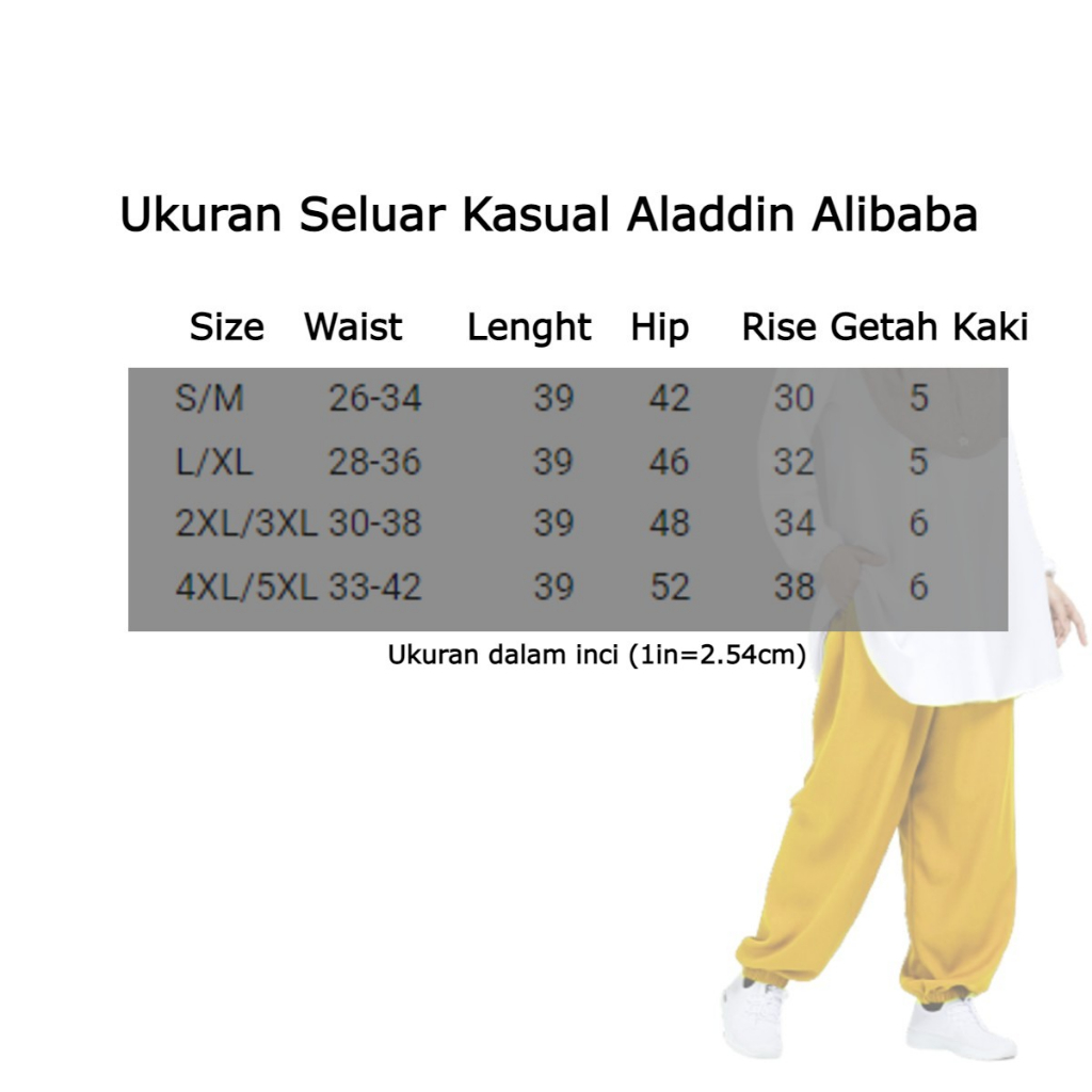 Seluar Aladin Perempuan Berpoket Casual Loose Cutting Alibaba Aladdin ...