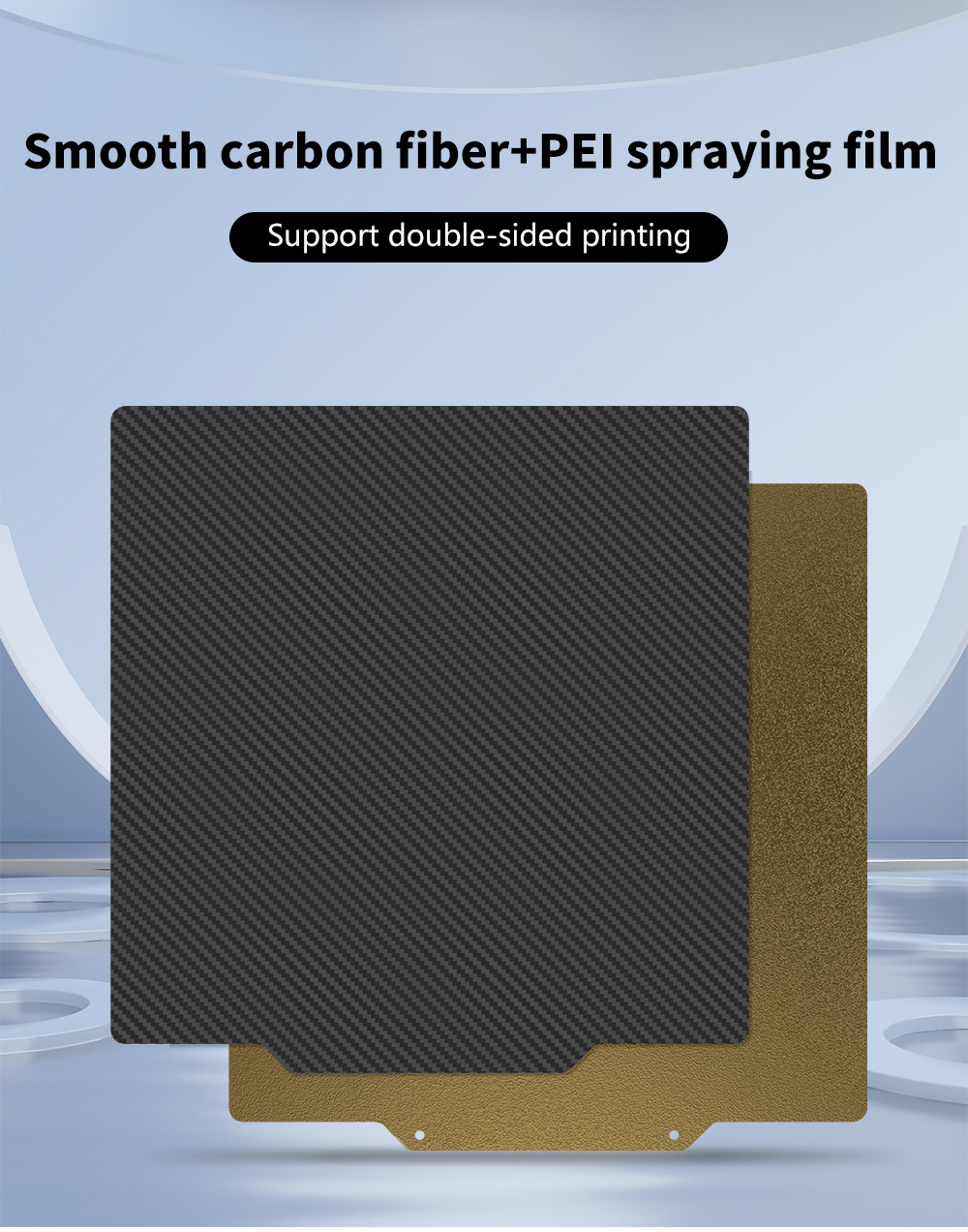 Double Sided Texture PEI + PET / PEI + PEO Magnetic Steel Sheet Build ...