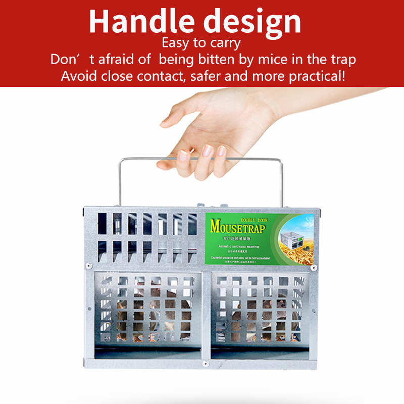 + (2 door) Smart Multi-Catch Mice Mouse Trap Rat Trap Cage Live Humane ...