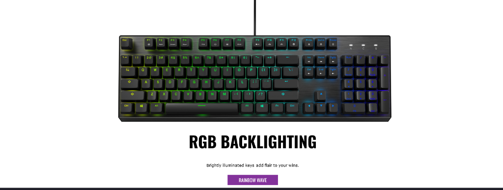 Cooler Master CK350 Outemu / CK351 Optical Mechanical Keyboard - Blue ...