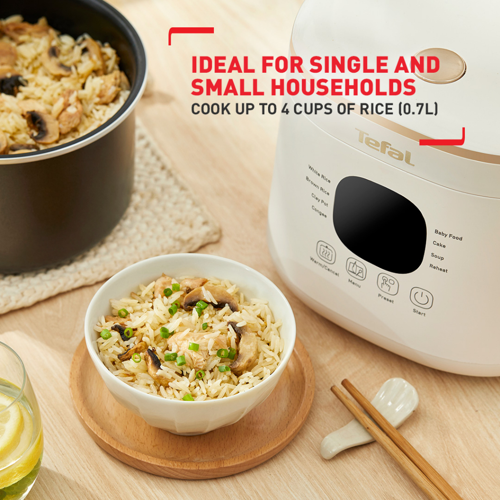 RK5151 - Tefal Rice Mate Mini Fuzzy Logic Rice Cooker 0.7L (4 cups ...