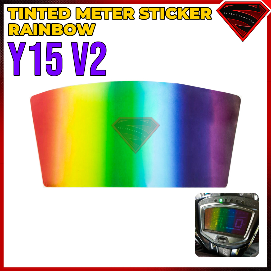 TINTED METER PELANGI Y15 V1 V2 RS150 V1 V2 LC135 SRL115FI Y125ZR ...