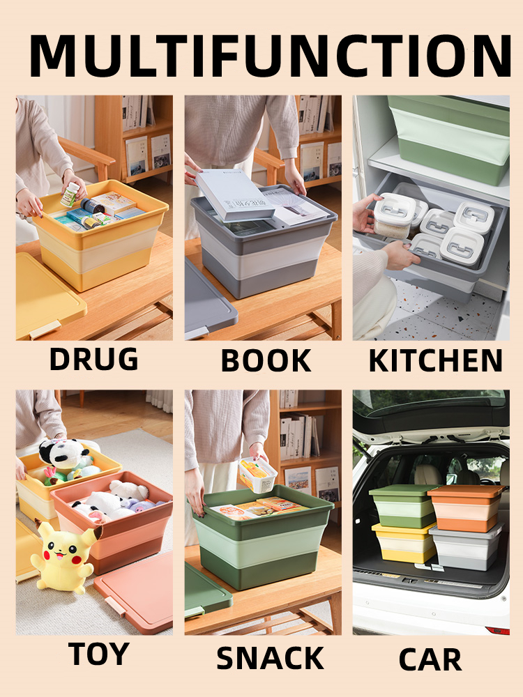 CASA Foldable Household Storage Box Outdoor Fishing Box Car Storage Box ...