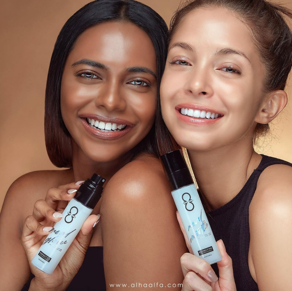 Alha Alfa Long Lasting Make Up Setting Spray Muka Real Matte/Real Glow ...