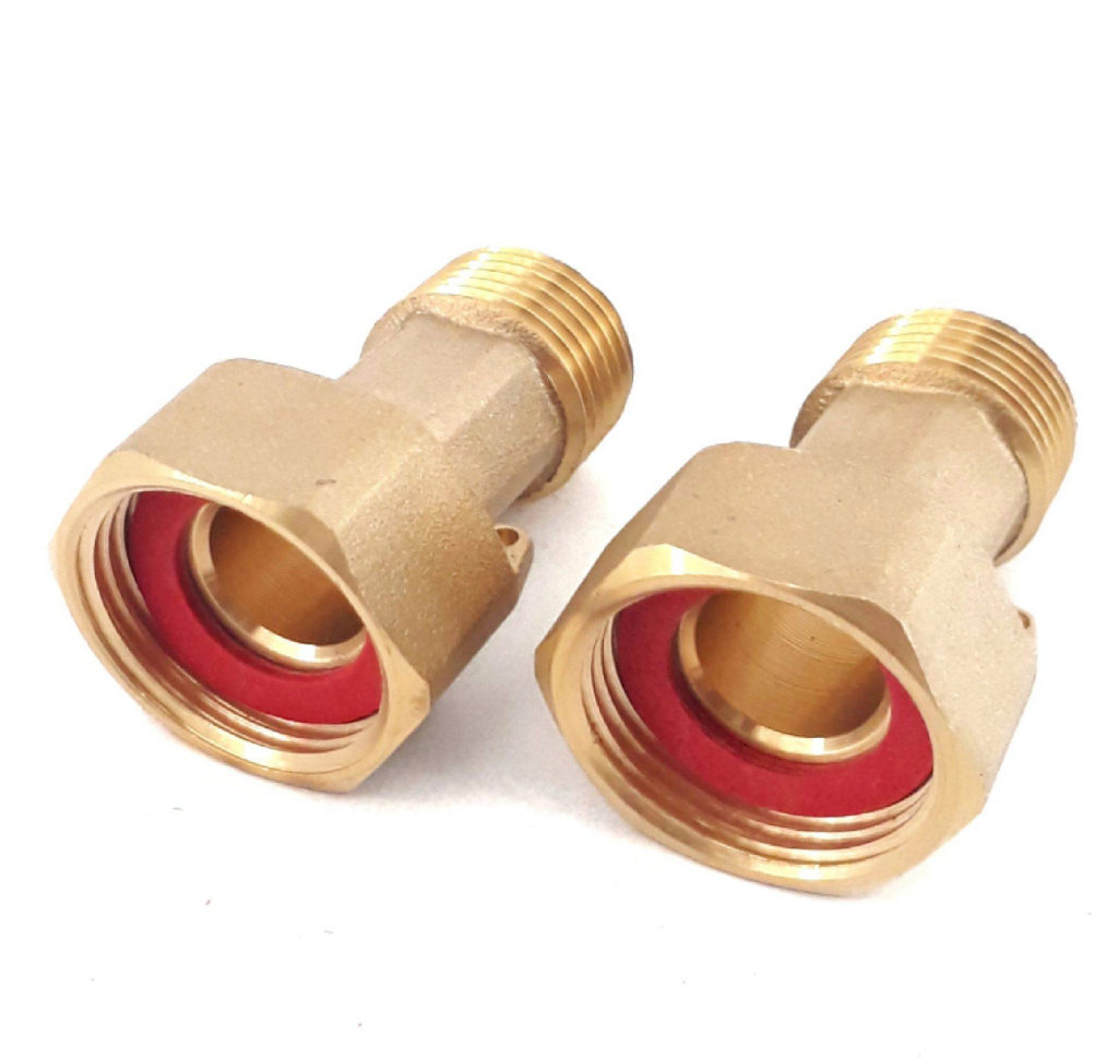 3/4 "X 1/2" Brass Water Meter Coupling Fitting Nut Meter Socket ...