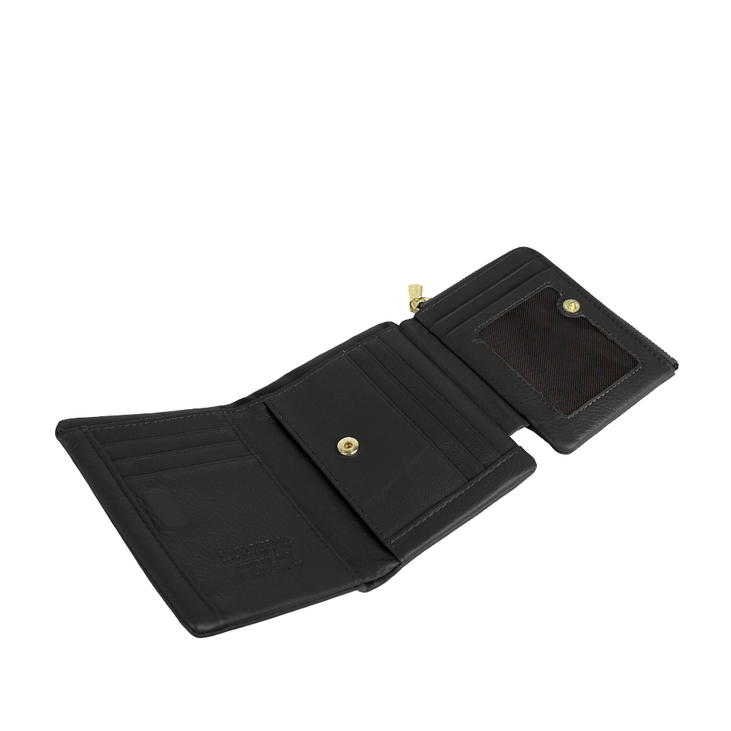 Santa Barbara Polo & Racquet Club Women Genuine Leather Tri-Fold Card ...