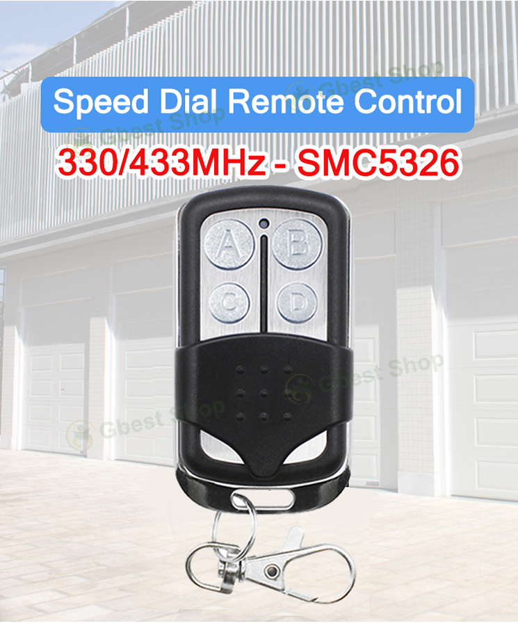 330MHz 433MHz 5326 Autogate Controller 4 Channel Door House Remote ...
