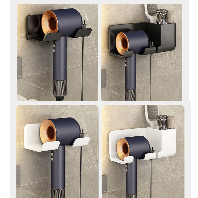 Hairdryer rack free punching bathroom hair dryer bracket wall-mounted ...