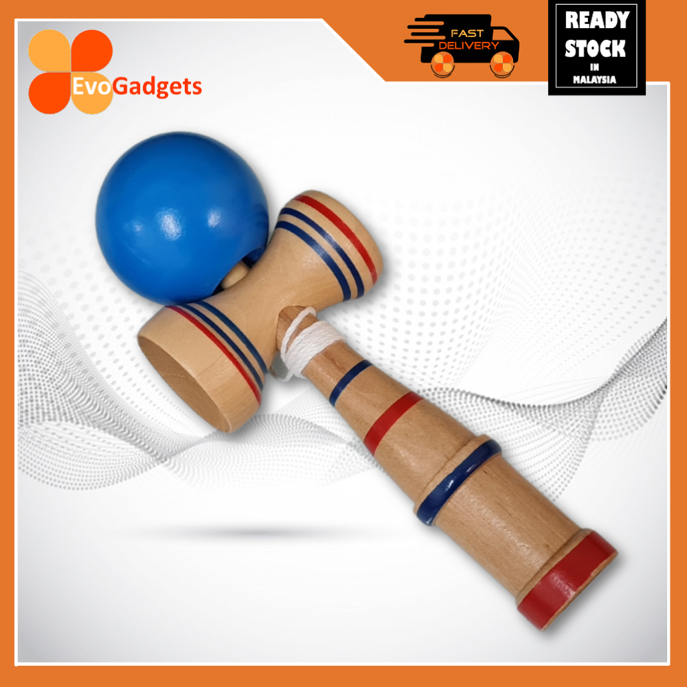 Traditional Japanese Wooden Kendama Game / Skilful Juggling Ball Game ...