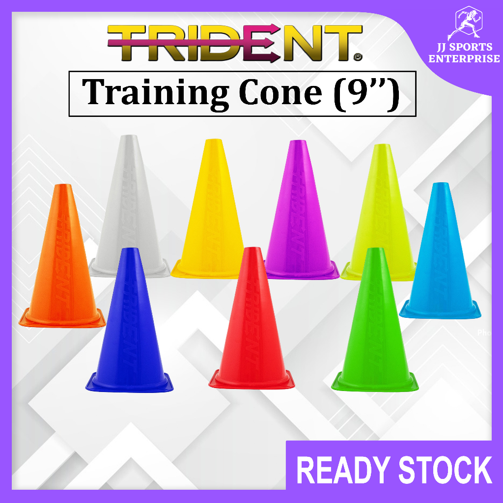 Trident Training Cone With 9” Agility Speed Markers Cone Kon Skittle Cone Sport Cone | Shopee ...