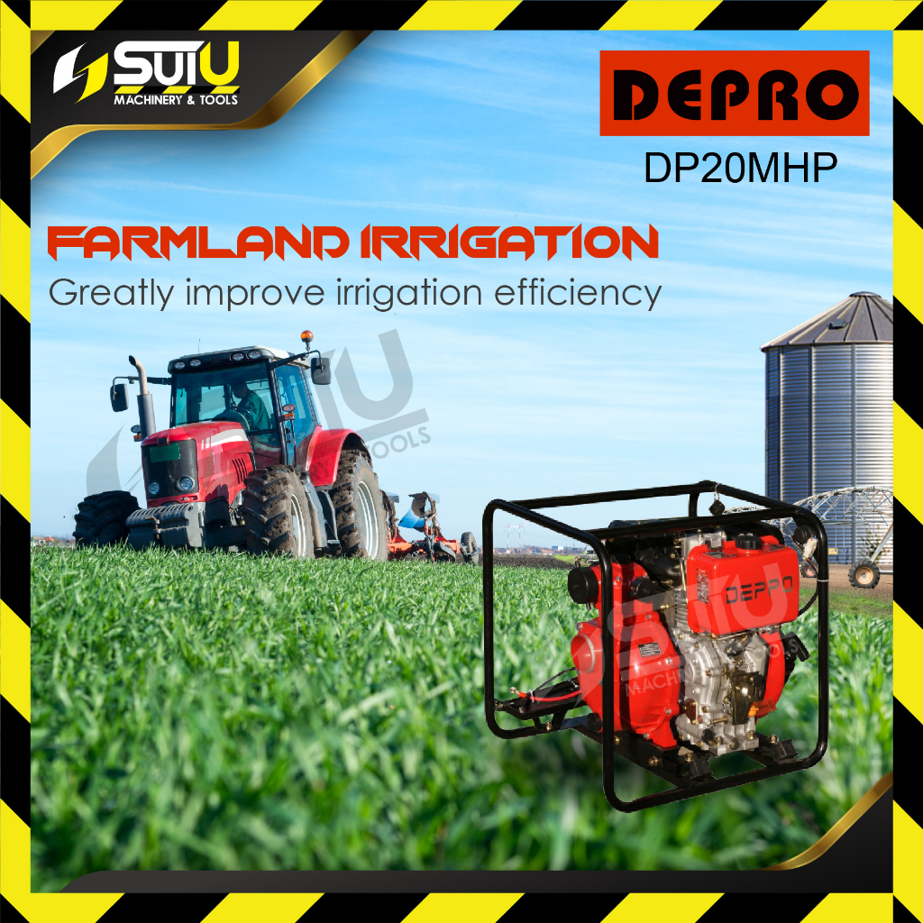 【HIGH PRESSURE TYPE】DEPRO DP20MHP 2" Diesel Water Pump / Pam Air 4kW ...