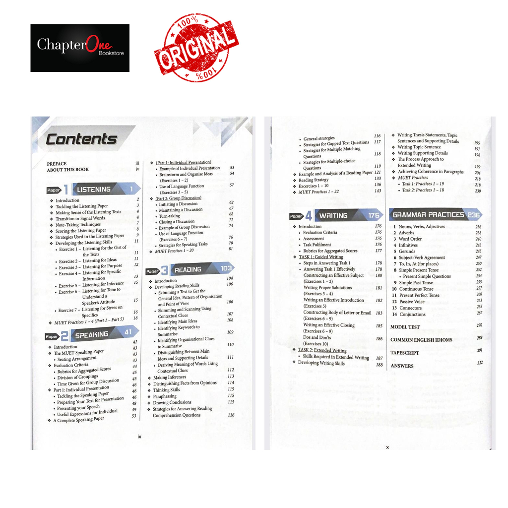 [Pelangi] Success in MUET (2022) | CEFR Aligned | MUET New Exam Format ...