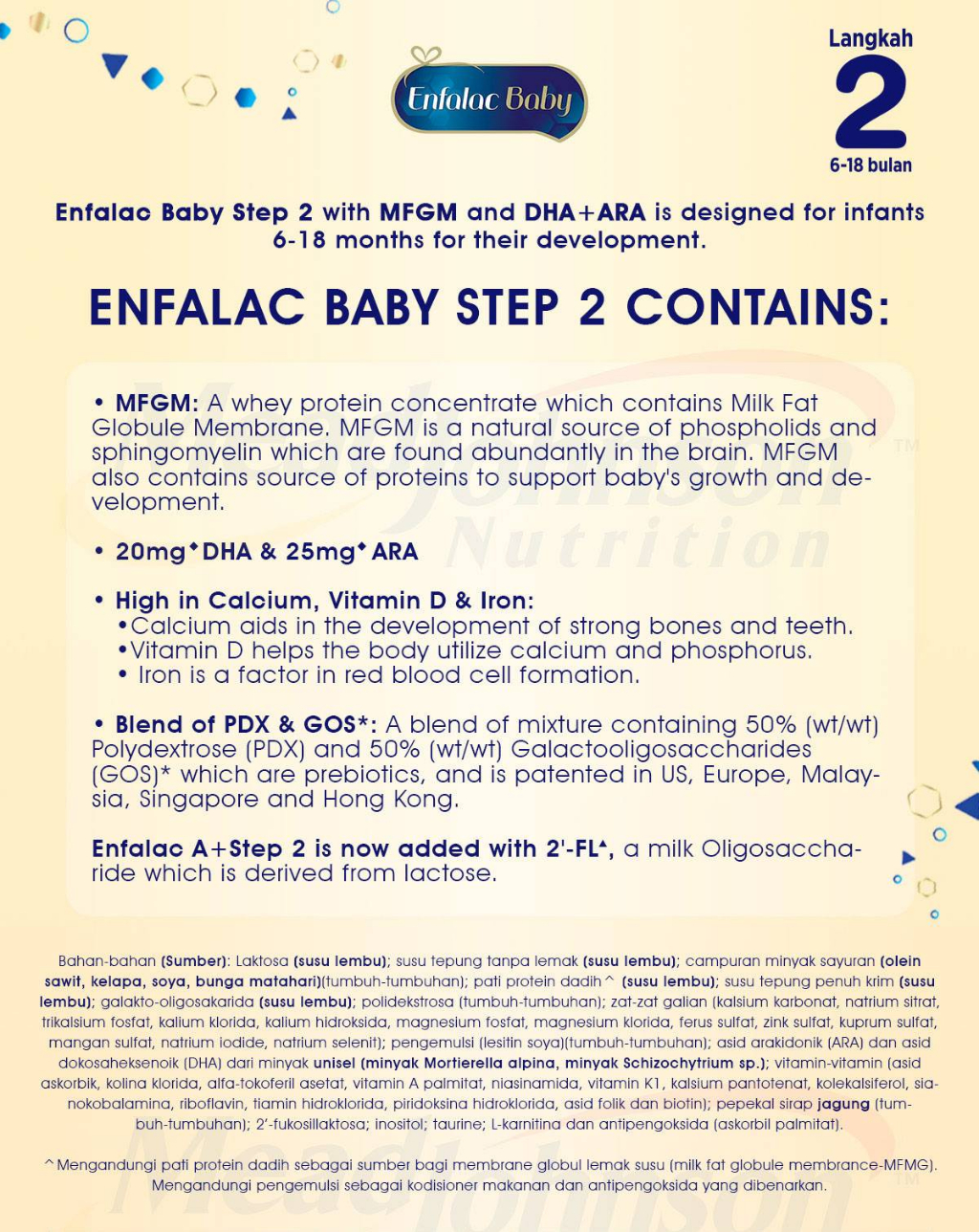 Enfalac Step 2 Susu Bayi Milk Formula Powder (500g) | Shopee Malaysia