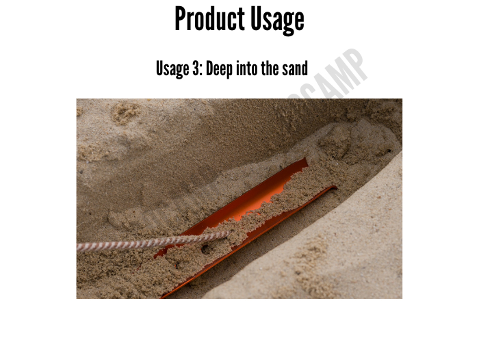 Gocamp Aluminum 31cm U Shape Sand Beach Peg For Flysheet Tent Pegs ...
