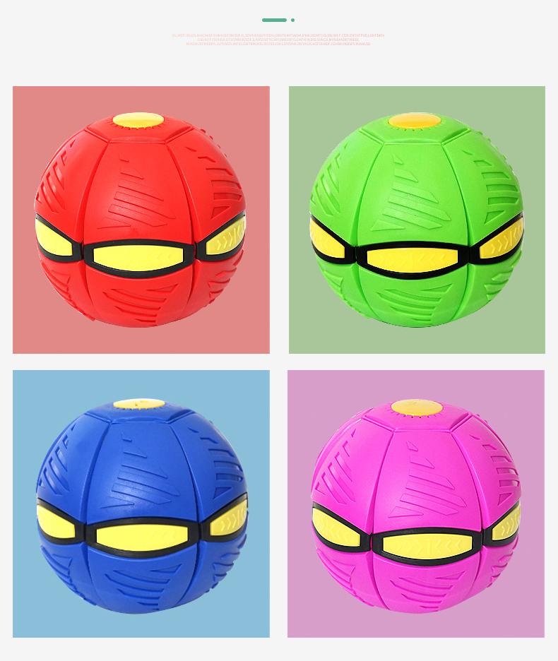 [Shopee Choice] Flying UFO Flat Throw Disc Ball With LED Light Magic ...