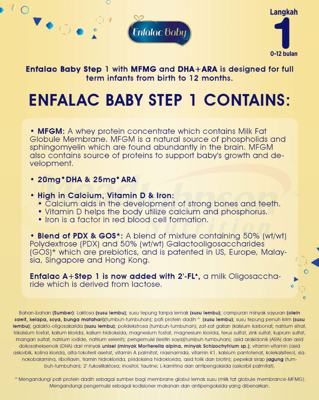 Enfalac Baby Step 1 Susu Bayi Milk Formula Powder (2.32kg) | Shopee ...