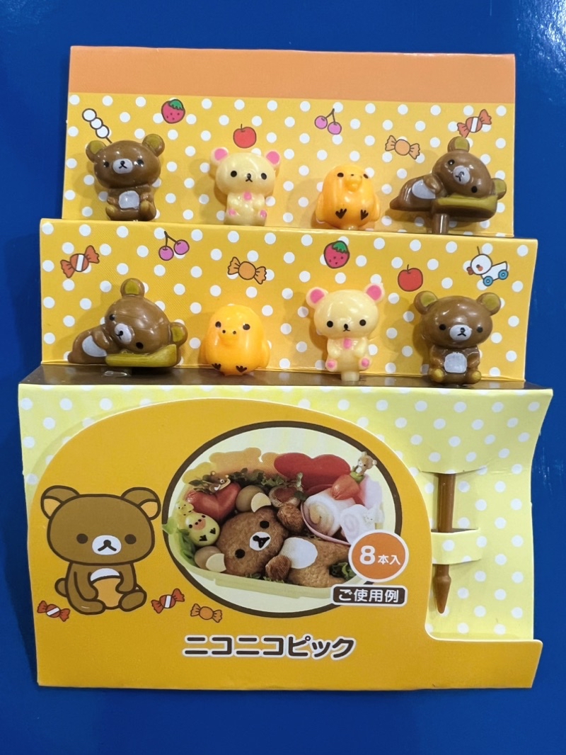 Ready Stock Assorted Cute Cartoon Fruit Picks for Bento Hiasan Bento ...