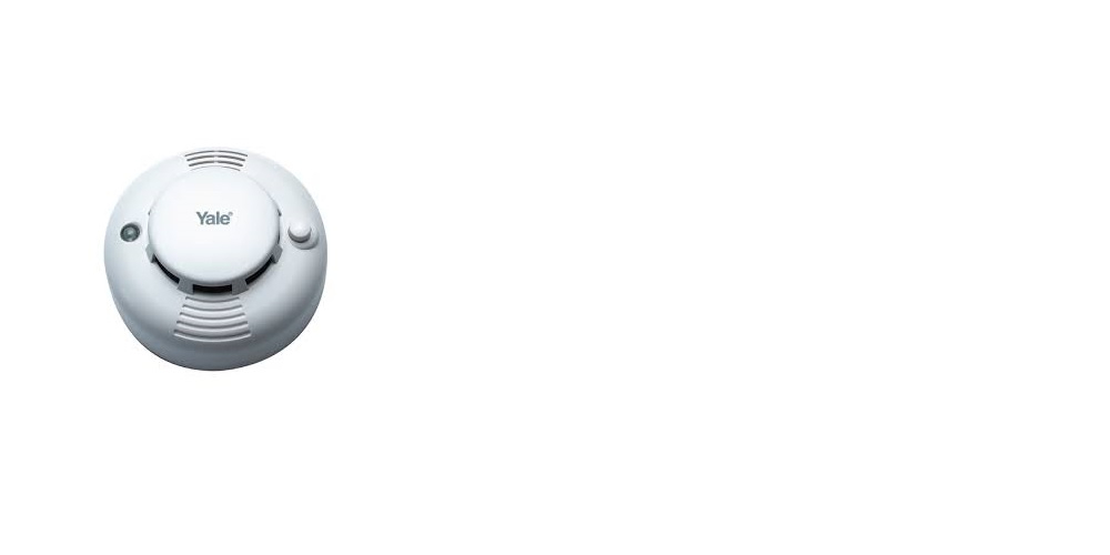 Yale Smoke Detector Alarm Sensor Alat Pengesan Asap E-SD2 Single White ...