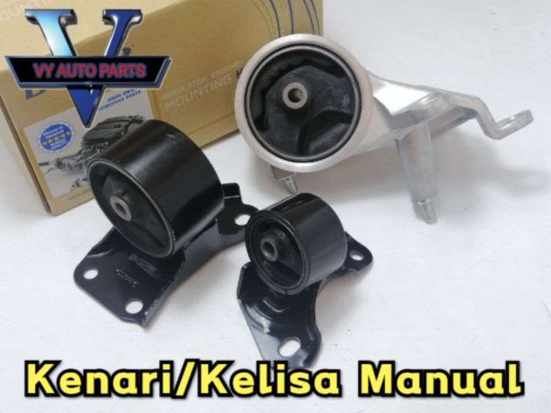 Denco Kenari Kelisa Auto Manual Engine Mounting Kit Set | Shopee Malaysia