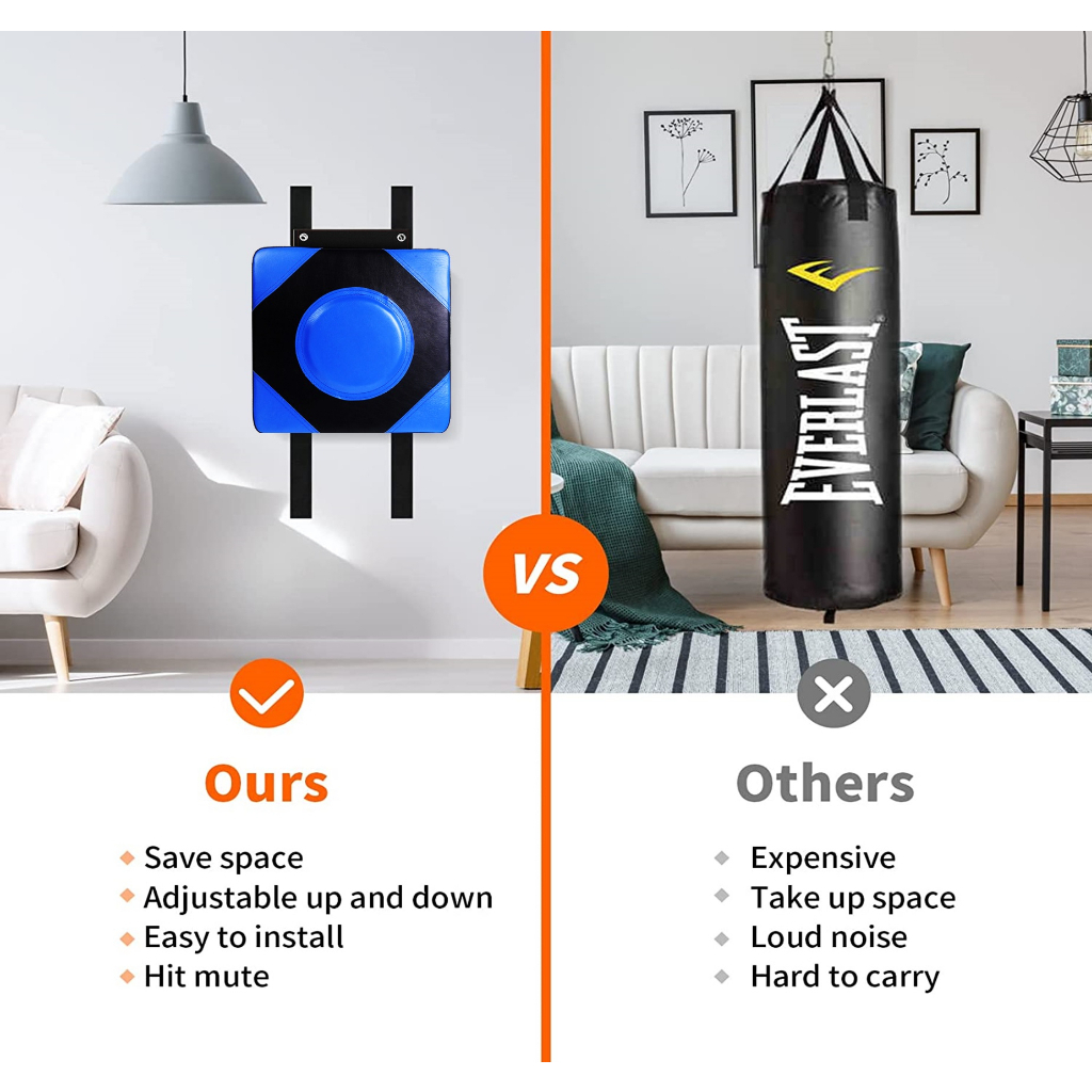 3H Sasaran Pukulan Muay Thai/Boxing Rumah/Home Boxing Wall Target ...