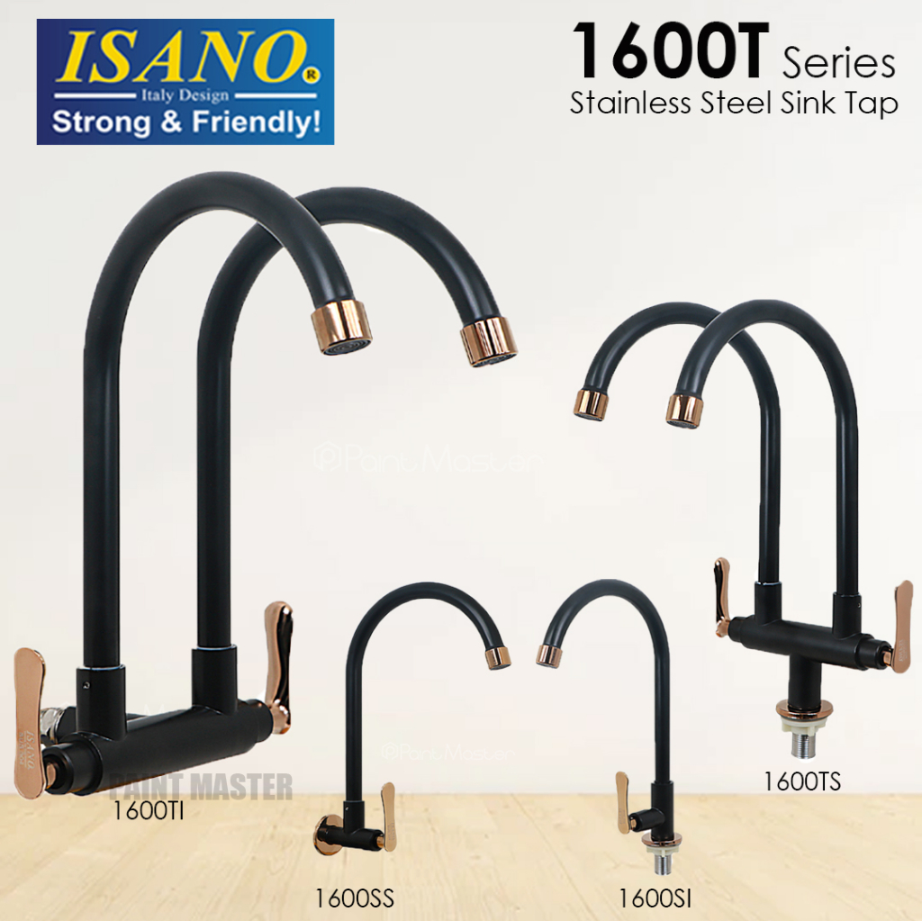 Stainless Steel SUS304 Kitchen Sink Tap Water Tap Paip Singki Dapur ...