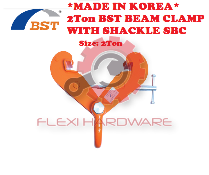 *MADE IN KOREA* 2Ton BST BEAM CLAMP WITH SHACKLE SBC | Shopee Malaysia