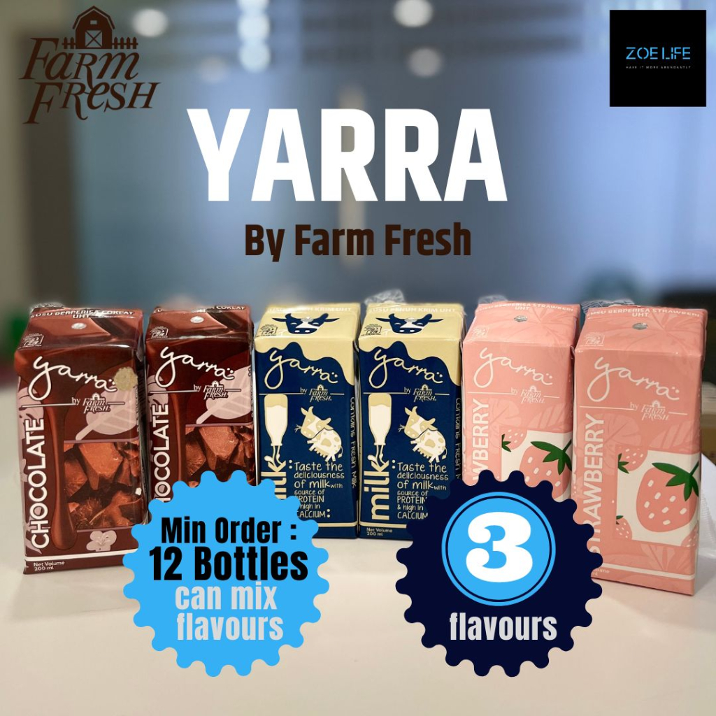 [ NEW PRODUCT] [Can Mix & Match] YARRA By Farm Fresh 200ML UHT Milk ...