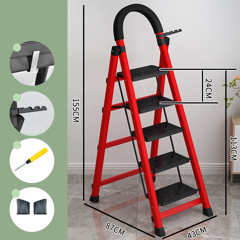 4, 5, 6 Step High Ladder Indoor Use/Portable Indoor Step High Ladder ...