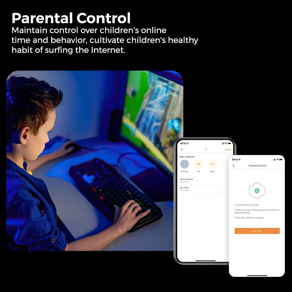 TENDA TX2 PRO WiFi 6 Strong Wall Penetration Wi-Fi Wireless AX1500 ...