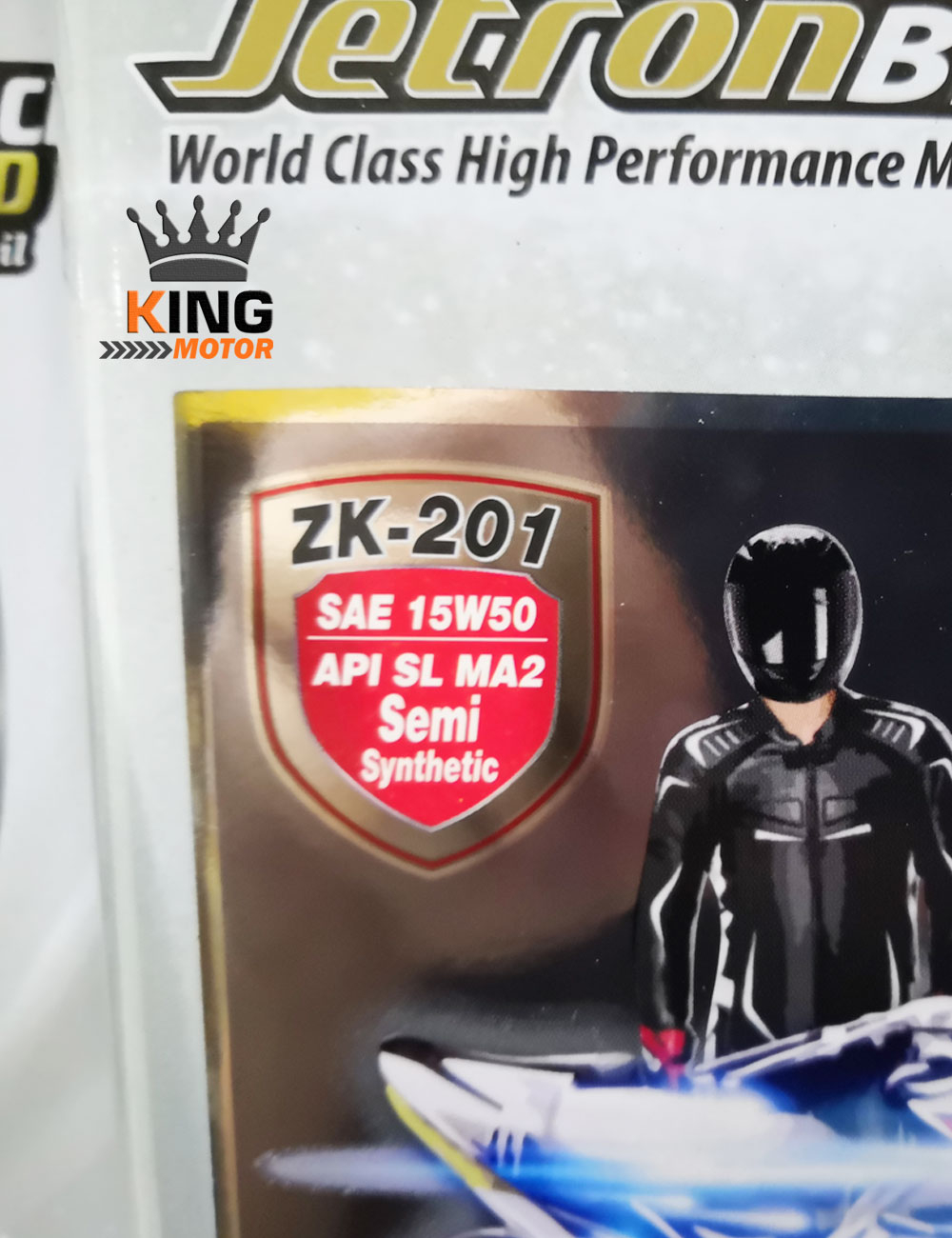 [15W50 SEMI SYNTHETIC] JETRON BLACK GOLD ZK-201 1 LITER SAE 15W50 ...