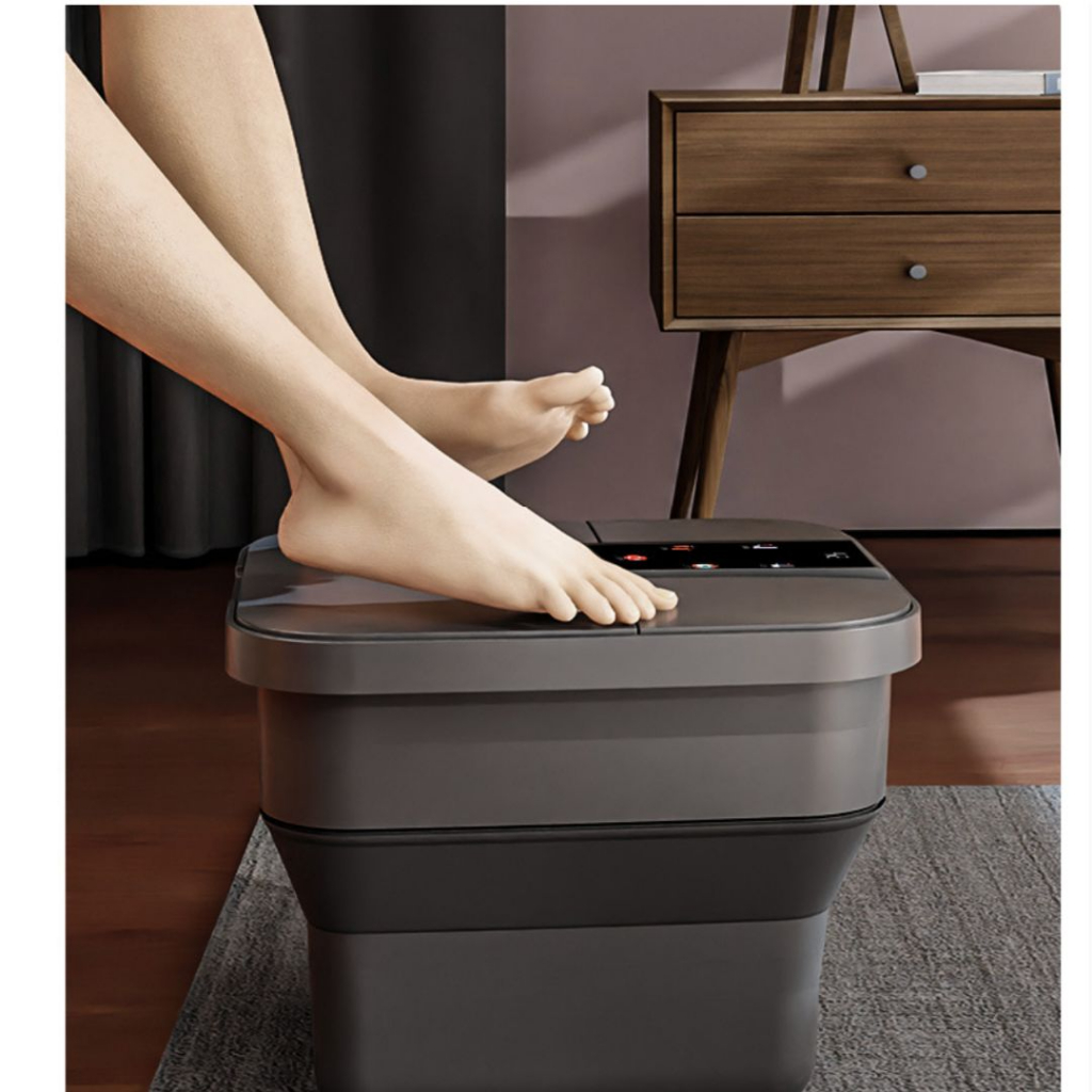 Foldable Foot Massage Machine Auto Heat Foot Spa Machine Foot Bucket ...