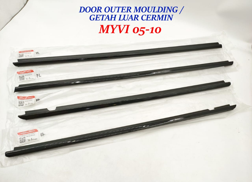 68161-B1010 PERODUA MYVI 1.3 05-10 ORIGINAL PERODUA DOOR GLASS OUTER MOULDING / GETAH LUAR ...
